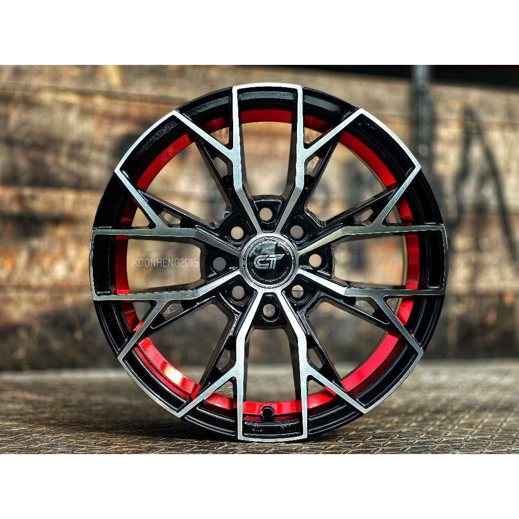 New Car Sport Rim CT PREMIUM RACING WHEELS UnderCut Design Wheels 15x6 ...