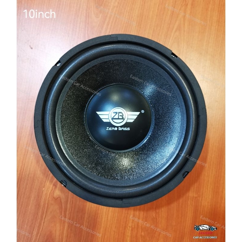 Subwoofer Zero Bass 10inch RMS 350watt Polypropylene Cone Car Audio ...