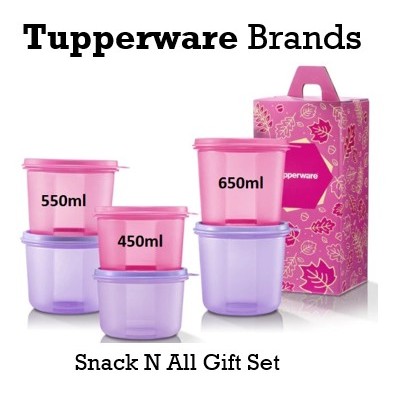 Tupperware Snack N All Gift Set | Shopee Malaysia
