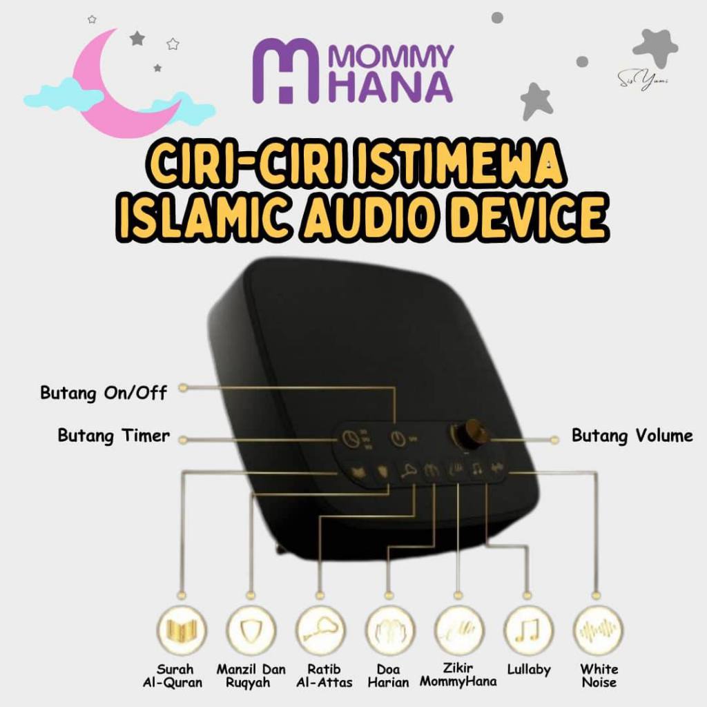 ISLAMIC AUDIO DEVICE MOMMYHANA | OMAR & HANA | Surah Pilihan | Zikir ...