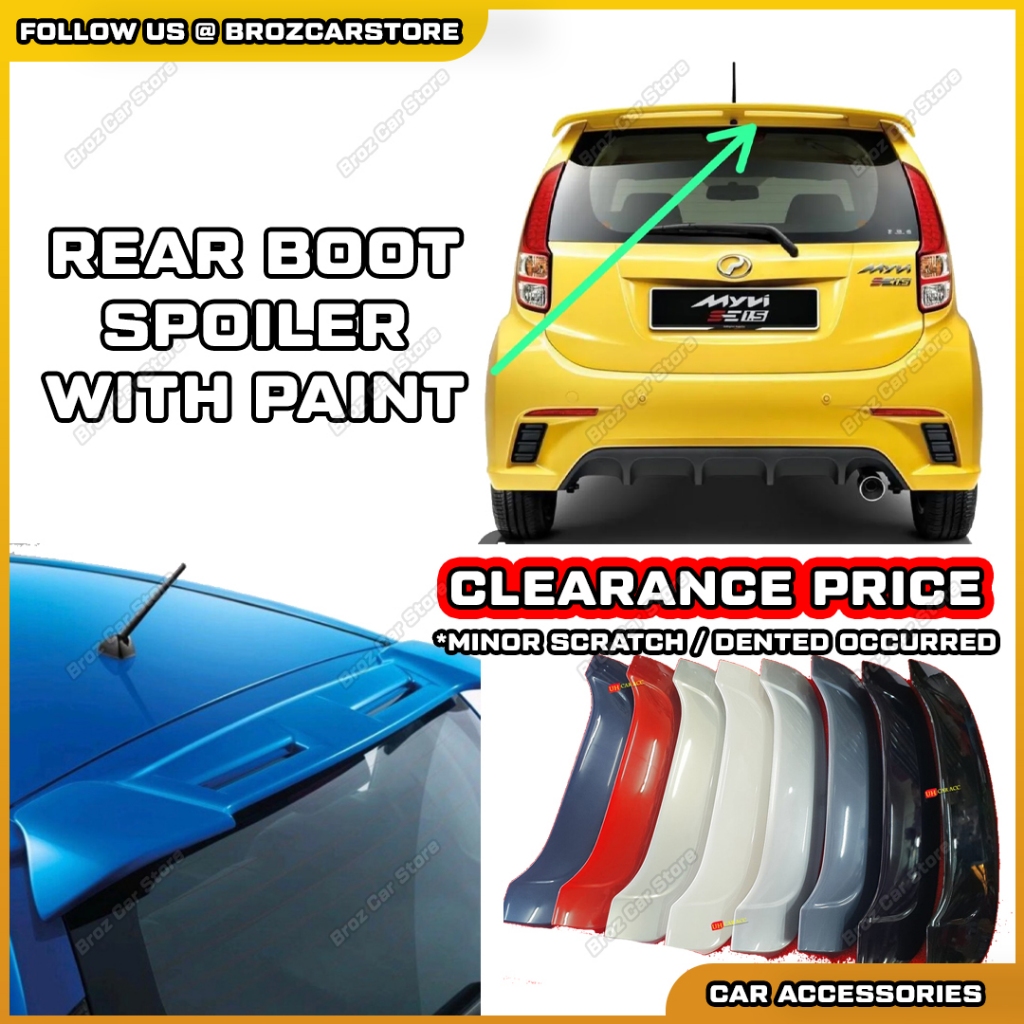 🛰️ Perodua Myvi Icon Myvi Lagi Best Iriz City 14 Alza Extreme Rear Boot ...
