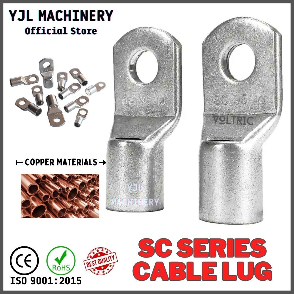 SC Series Copper Material Cable Lug Terminals Cable Connectors Tin ...