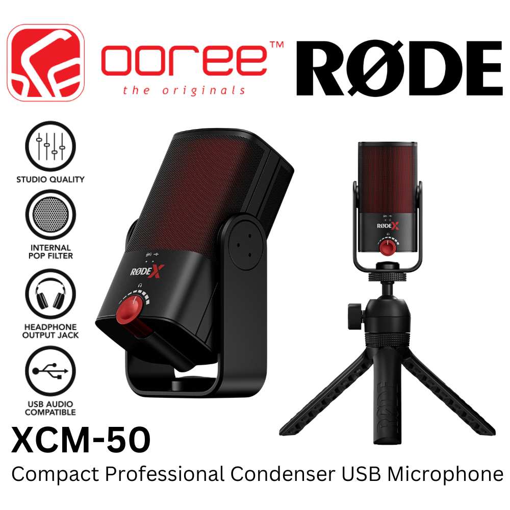 RODE XCM-50 PROFESSIONAL CONDENSER USB MICROPHONE FOR STREAMERS AND ...