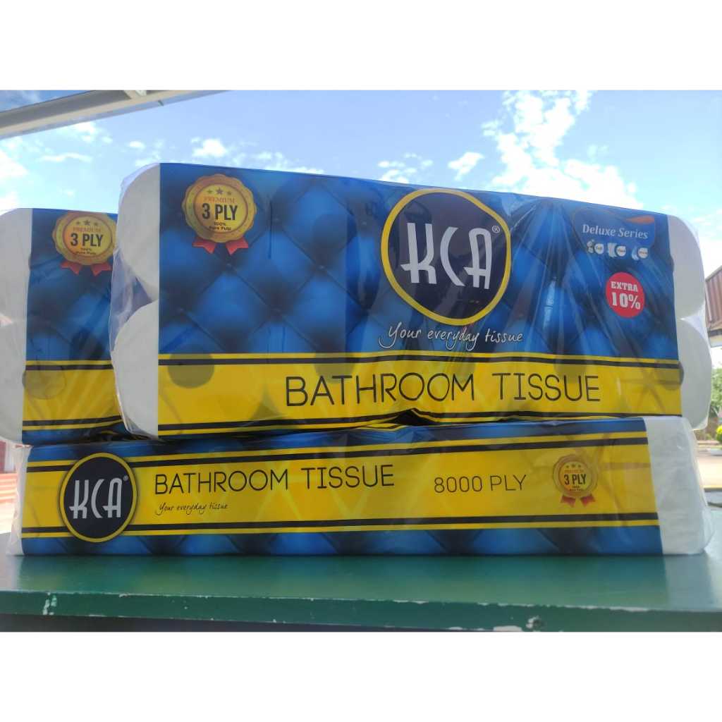 KCA Premium Bathroom Tissue 3Ply x 8000s (10 Rolls) | Shopee Malaysia