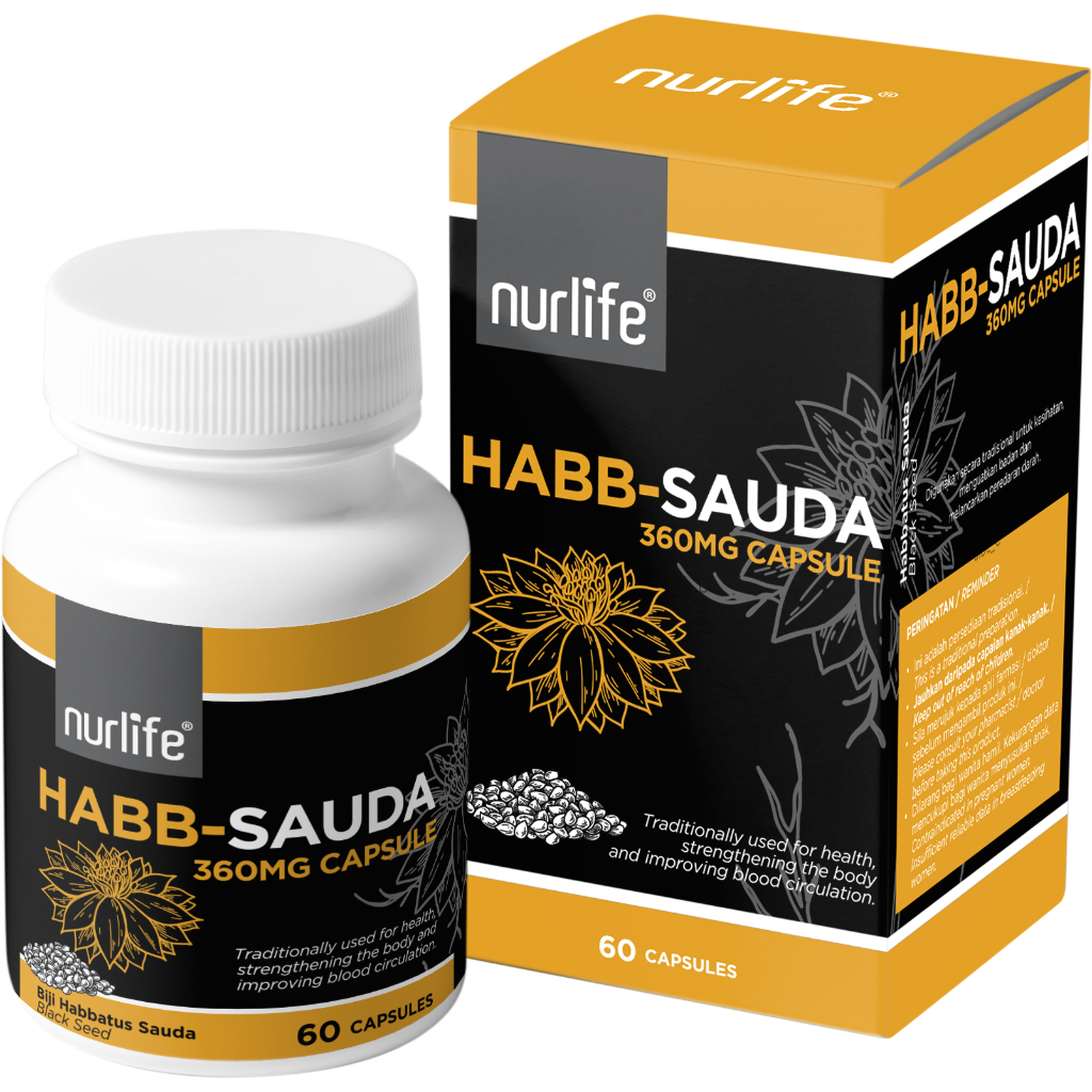 NURLIFE HABBATUS SAUDA 350mg 60 CAPSULES | Shopee Malaysia