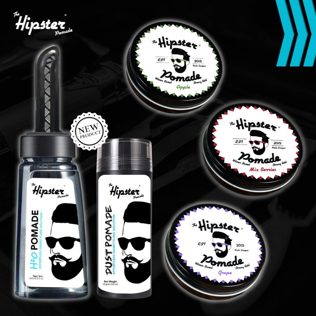 HIPSTER POMADE l DUST/H2O/100G - Hair Pomade, Hair Powder, Hair Gel ...