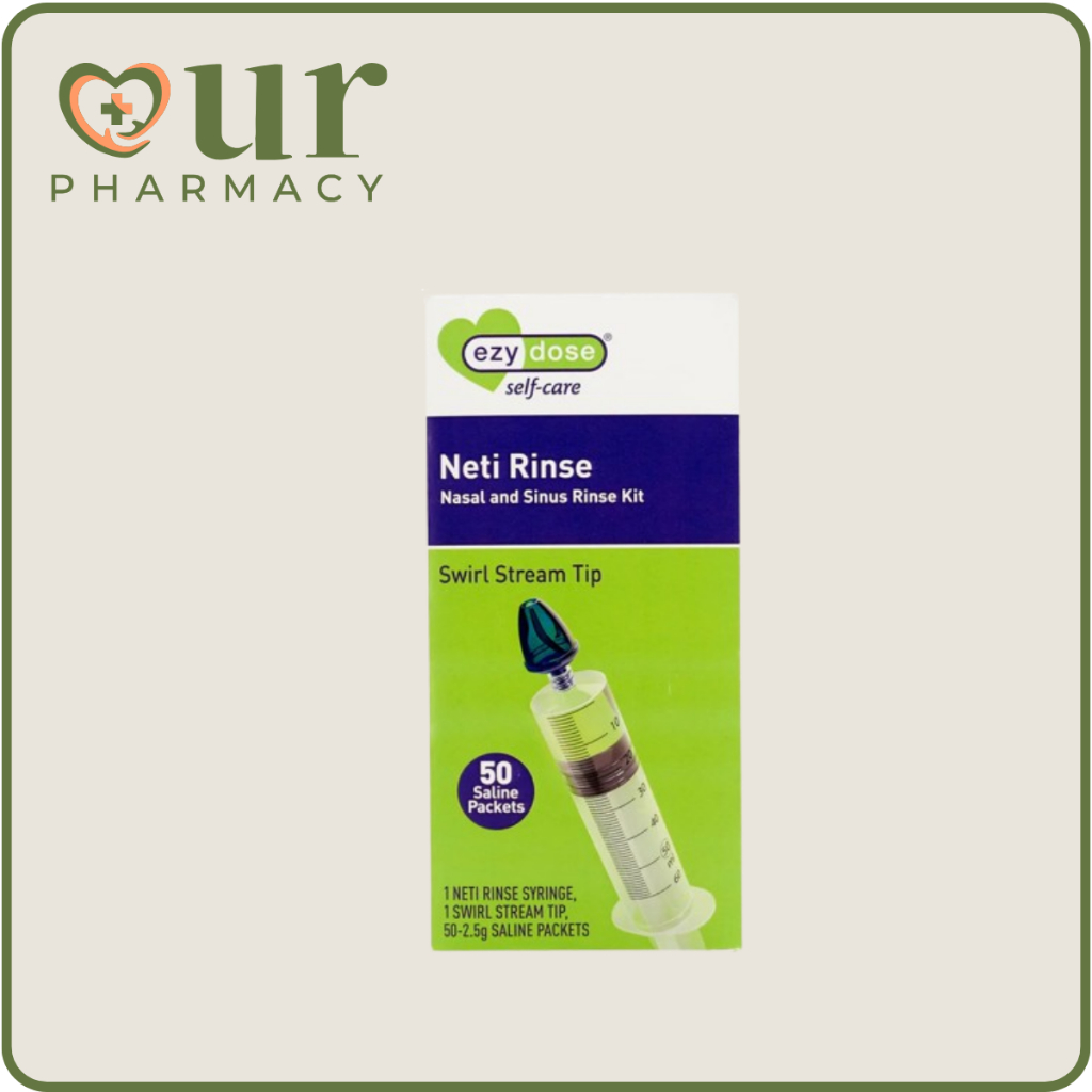 Ezy Dose Neti Rinse Kit (Syringe + 10 Saline Packets) | Shopee Malaysia