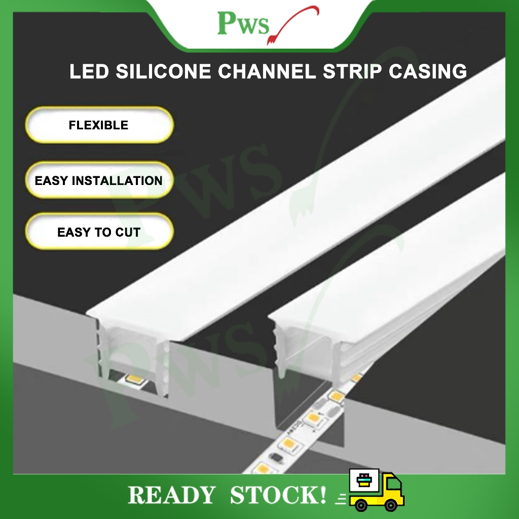LED Silicone Channel Strip Light Rubber Channel LED Cover LED Casing ...
