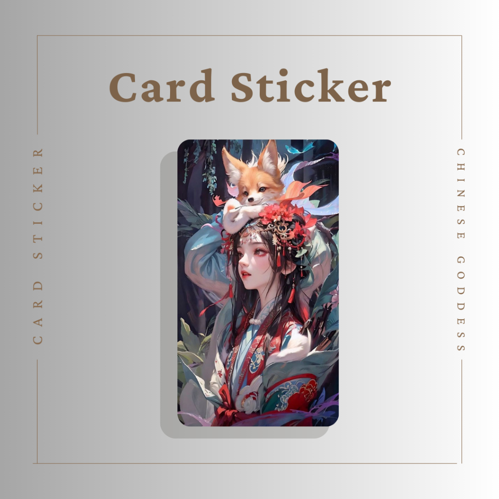 CHINESE GODDESS CARD STICKER - TNG CARD / NFC CARD / ATM CARD / ACCESS ...