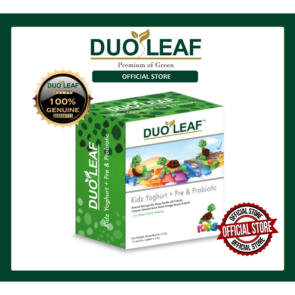 Duoleaf Kidz Yoghurt + Pre & Probiotics (15 Sachets) | Shopee Malaysia