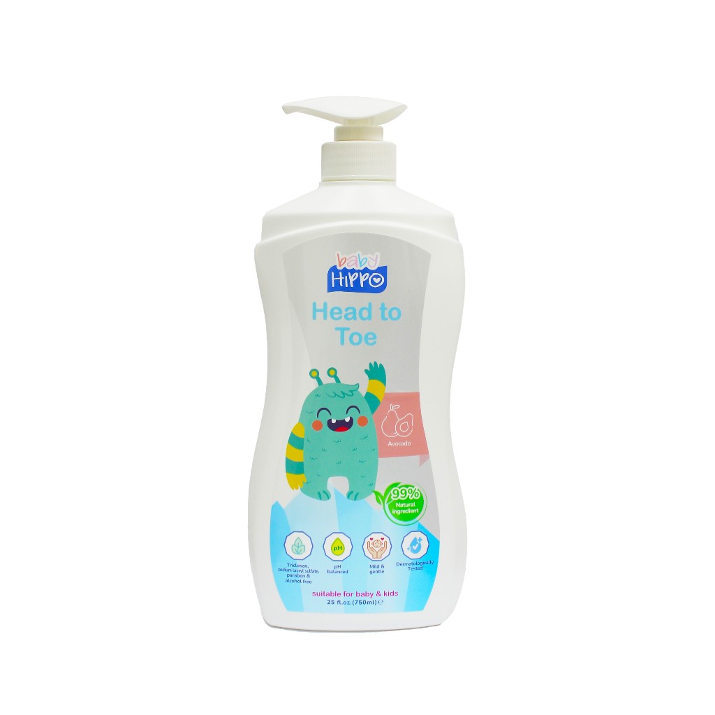 Baby Hippo Head to Toe 750ml - Avocado | Shopee Malaysia