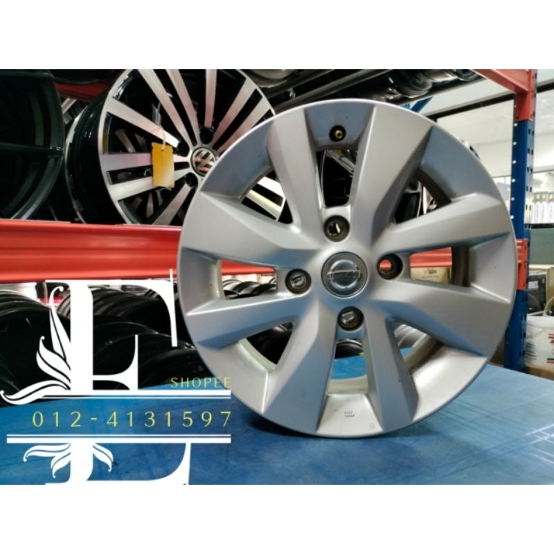 USED SPORT RIM 15 INCH ORIGINAL NISSAN LIVINA RM520 4PC IN LATIO (KENA ...