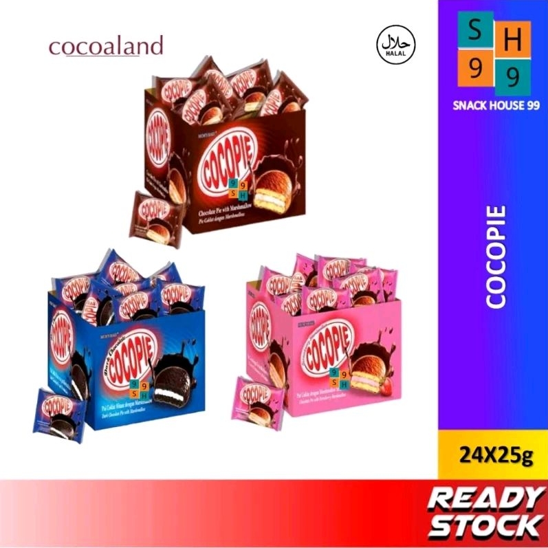 Mum's Bake Cocopie Chocolate Pie with Marshmallow (25g x 24 Packs ...