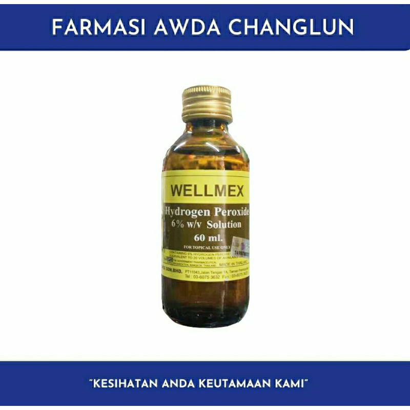 Hydrogen Peroxide Wellmex 60ml & 450ml | Shopee Malaysia