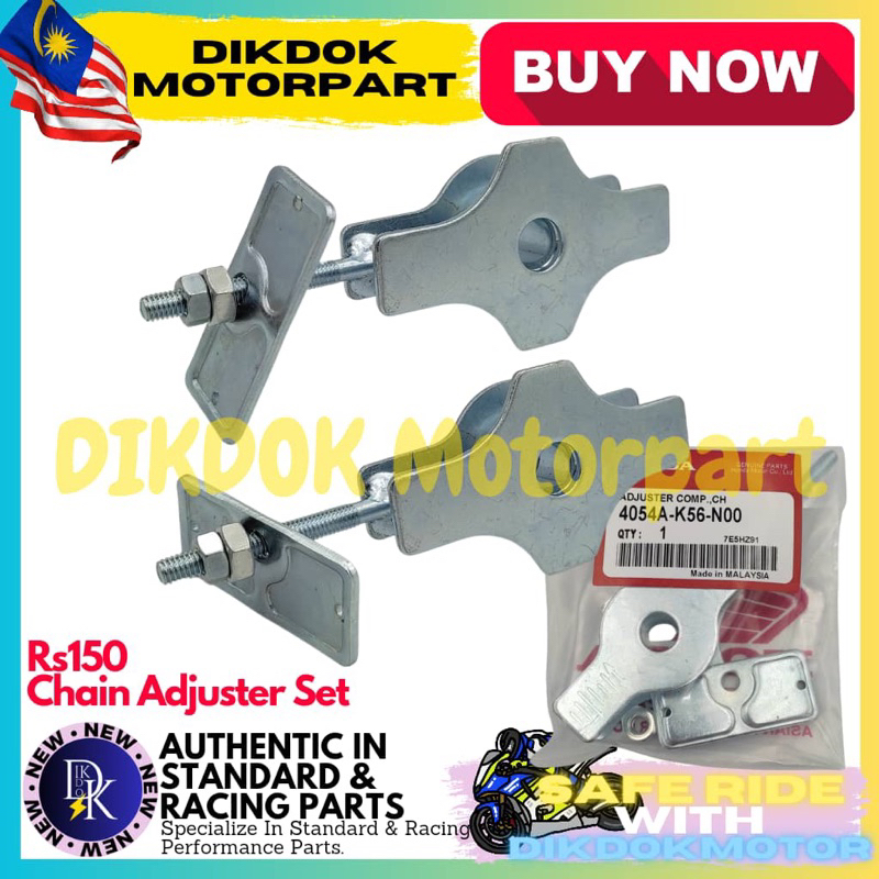 Rs150 / Rsx150 Chain Adjuster Set Original,Arm Rantai Plate Adjust ...