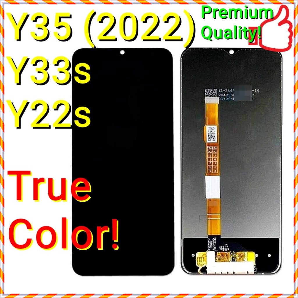 NEW ORI IPS LCD Display Touch Screen Digitizer Full Set for Vivo Y22s Y33s /Y35 (2022) V2206 ...