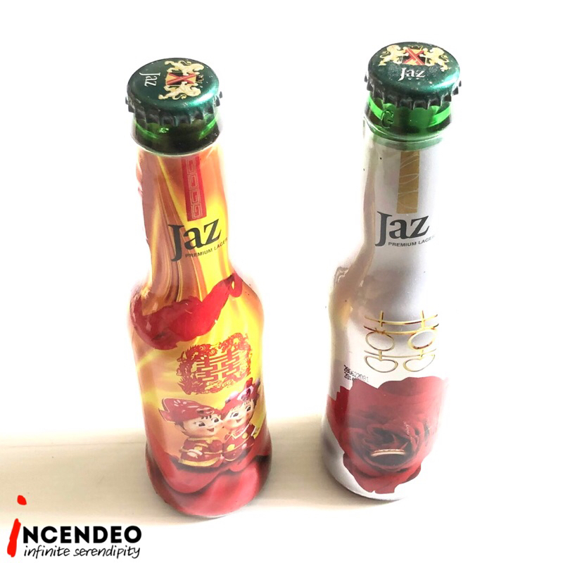 Vintage Special Wedding Edition Jaz Beer Bottles (2 bottles) | Shopee ...