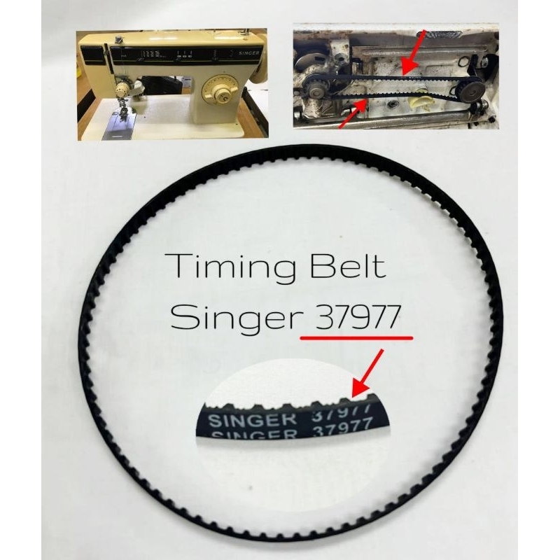 singer Sewing Machine Timing Belt/37977/Singer Portable Sewing Machine ...