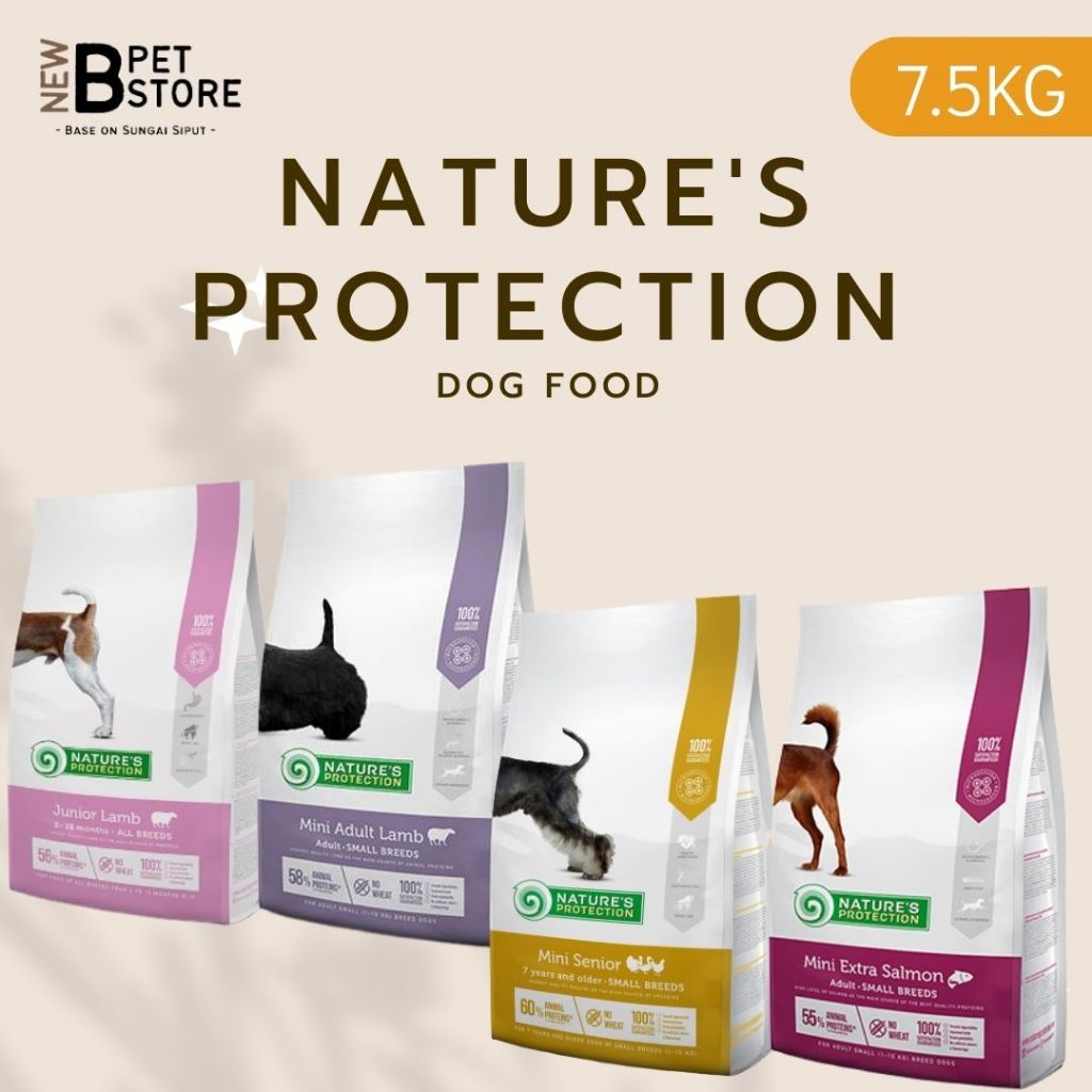 NP Nature's Protection Dog Food (7.5KG) Super Premium Mini Dog Food ...