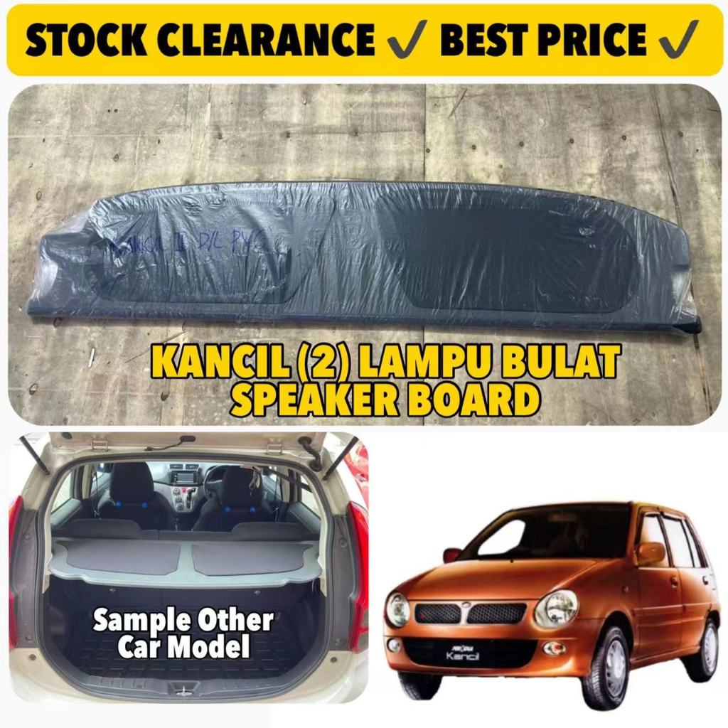 Perodua Kancil New Lampu Bulat Rear Speaker Board Papan Belakang Kancil ...