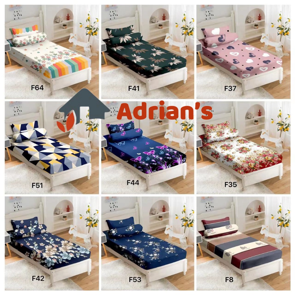 Cadar Super Single Cadar Corak 3-dalam-1 Dilengkapi Katil Premium ...