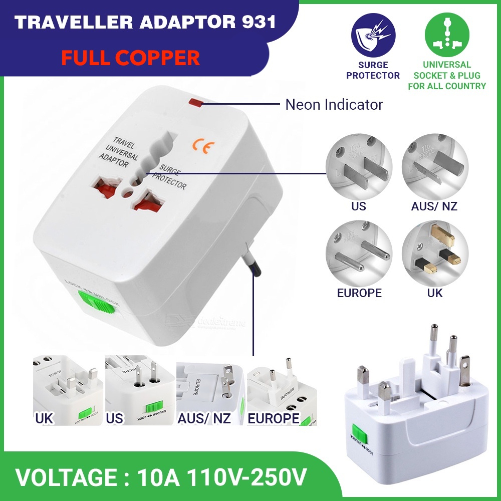 3 WAY ADAPTOR ADAPTER SWITCH USB SOCKET OUTLET PLUG EXTENSION WALL ...