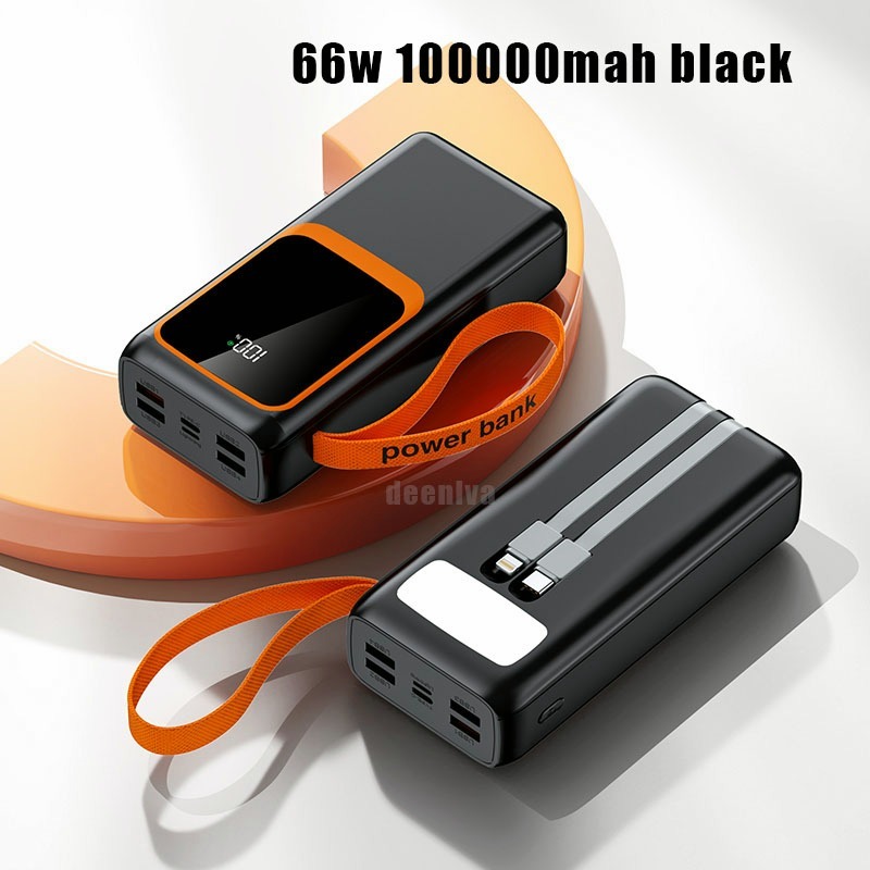 PD 66W Powerbank 100000mAh Super Fast Charge Power Bank Vooc Flash ...