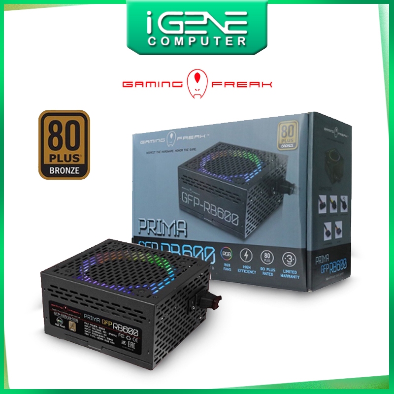 GAMING FREAK RB600W 80 PLUS BRONZE RGB FAN | Shopee Malaysia