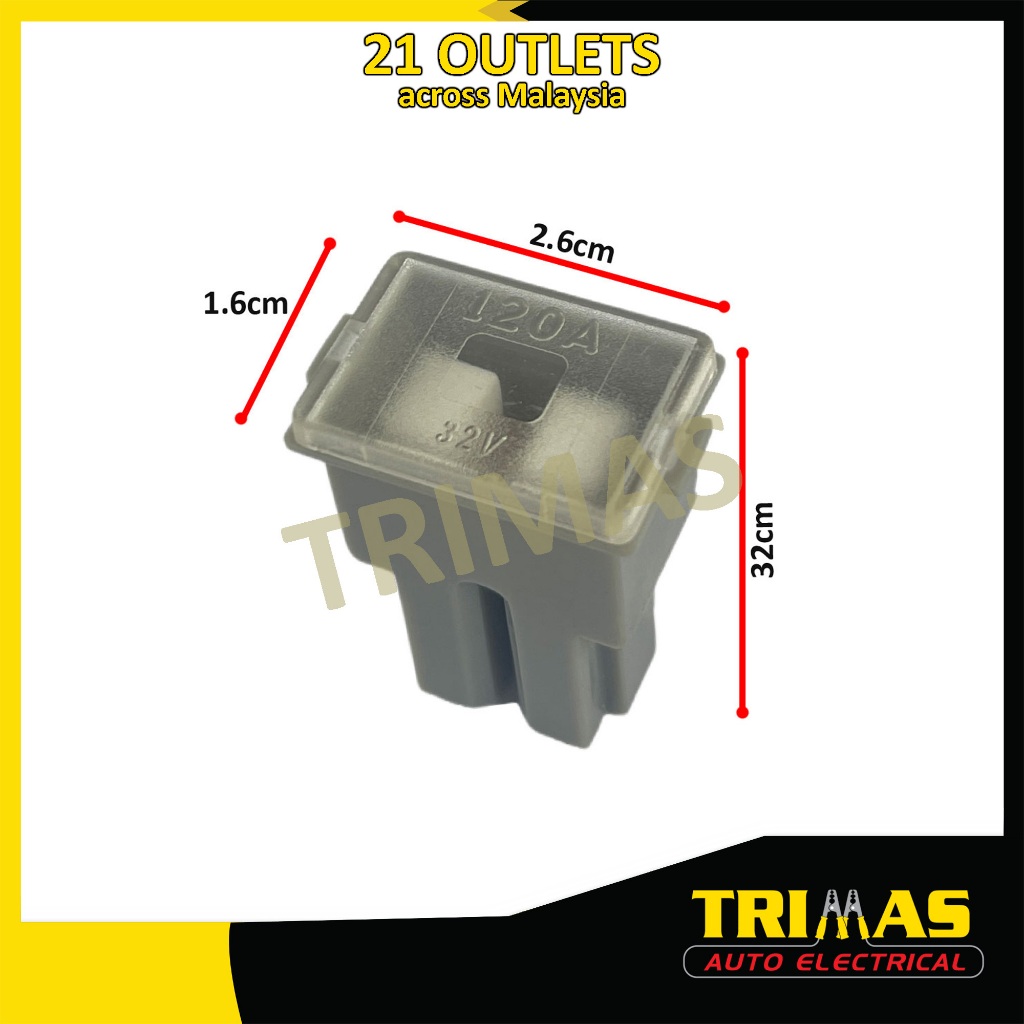 SF Series Car Main Fuse Female Cartridge Toyota Honda Proton Perodua ...