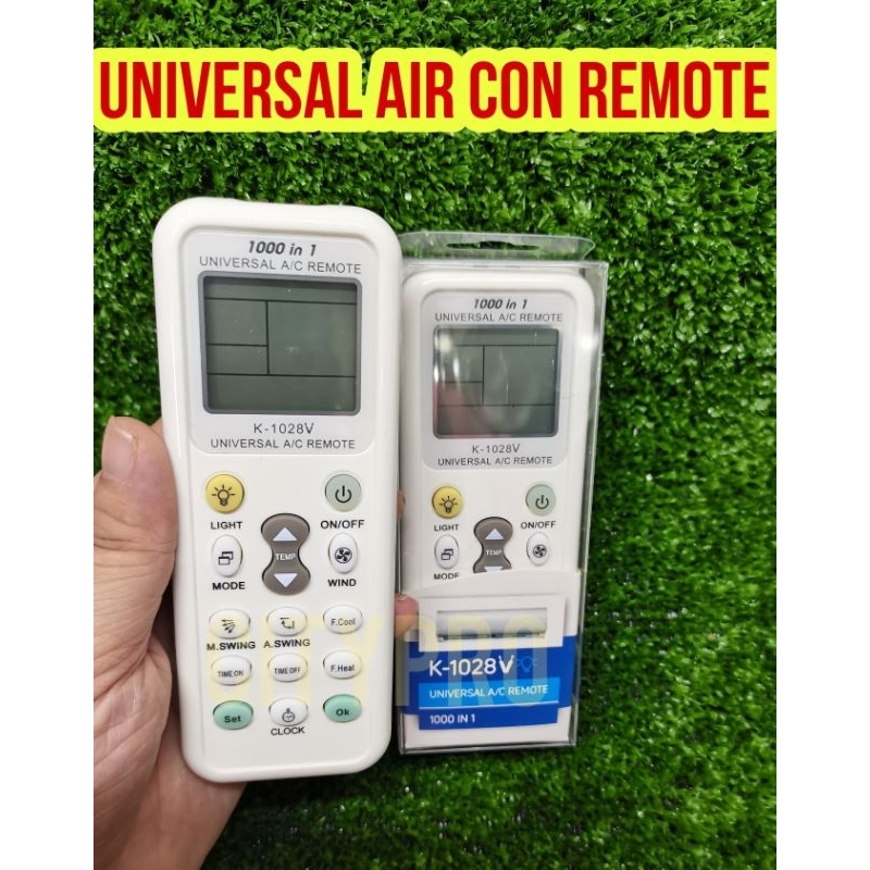 Hot🔥UNIVERSAL MULTI AIR-COND REMOTE CONTROL K-1028V(FREE AAA BATTERY ...