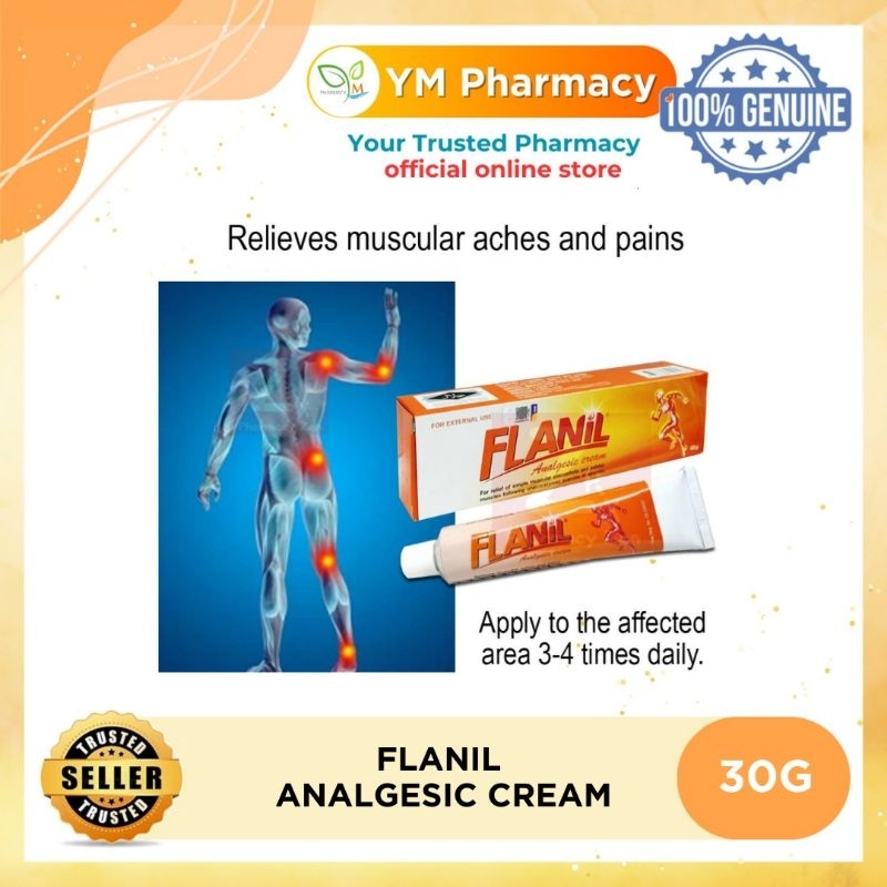 Flanil Analgesic Cream 30g | Shopee Malaysia