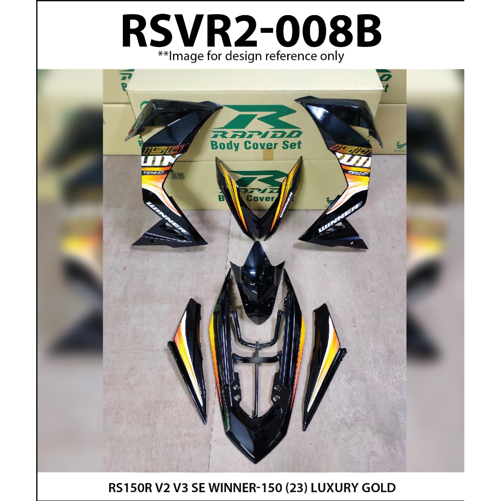 Honda RS150 RS150R V2 V3 SE WINNER 150 (23) Cover Set REFLECT STICKER Sticker Tanam Rapido New ...