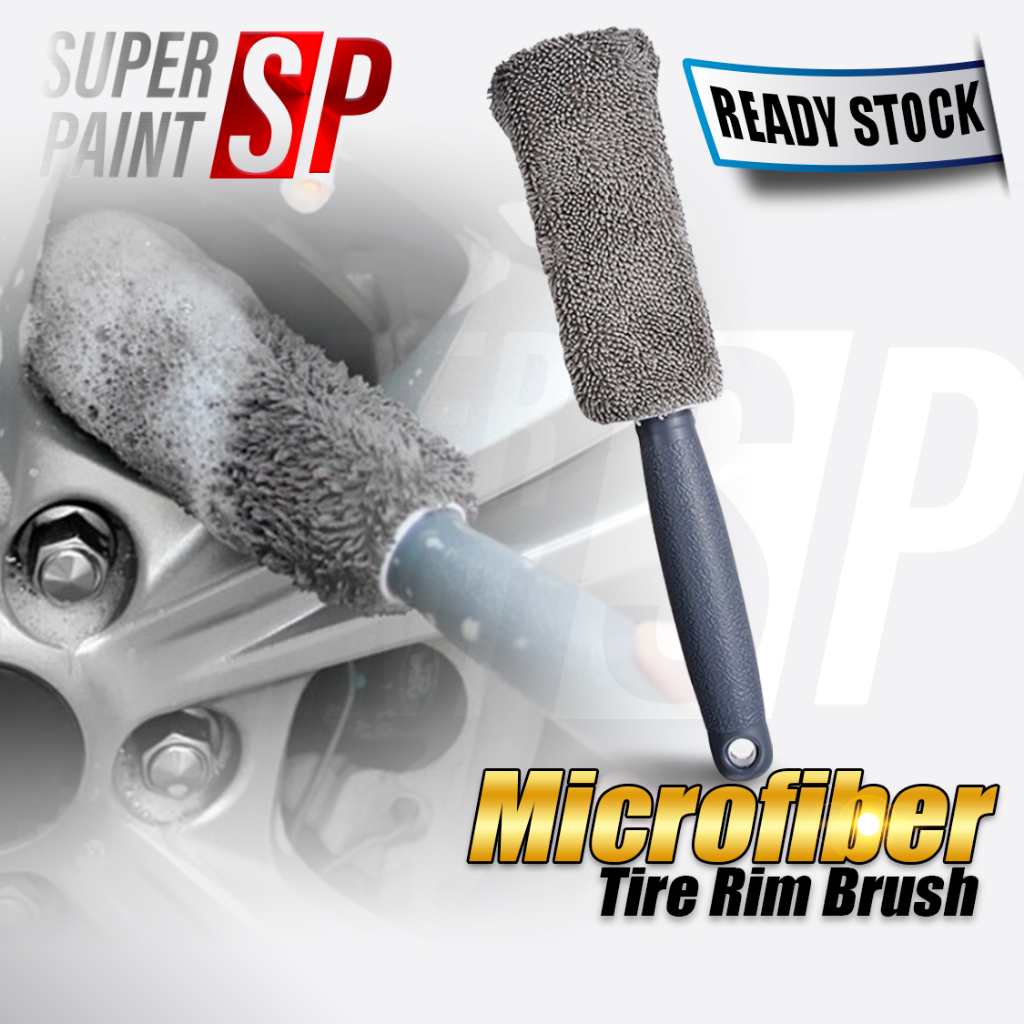Microfiber Car Wheel Brush 】 Car Wash Detailing Cleaner for Sport Rim ...