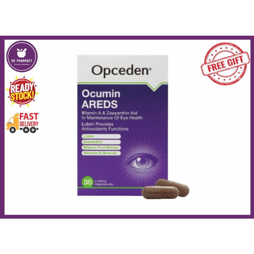 OPCEDEN Ocumin Areds 330mg 30's [Eye Supplement // Vision Care ...