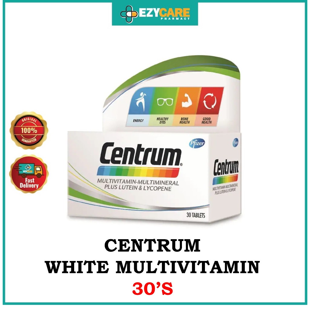 CENTRUM MULTIVITAMIN-MULTIMINERAL PLUS LUTEIN & LYCOPENE [SMALL BOX 30 ...