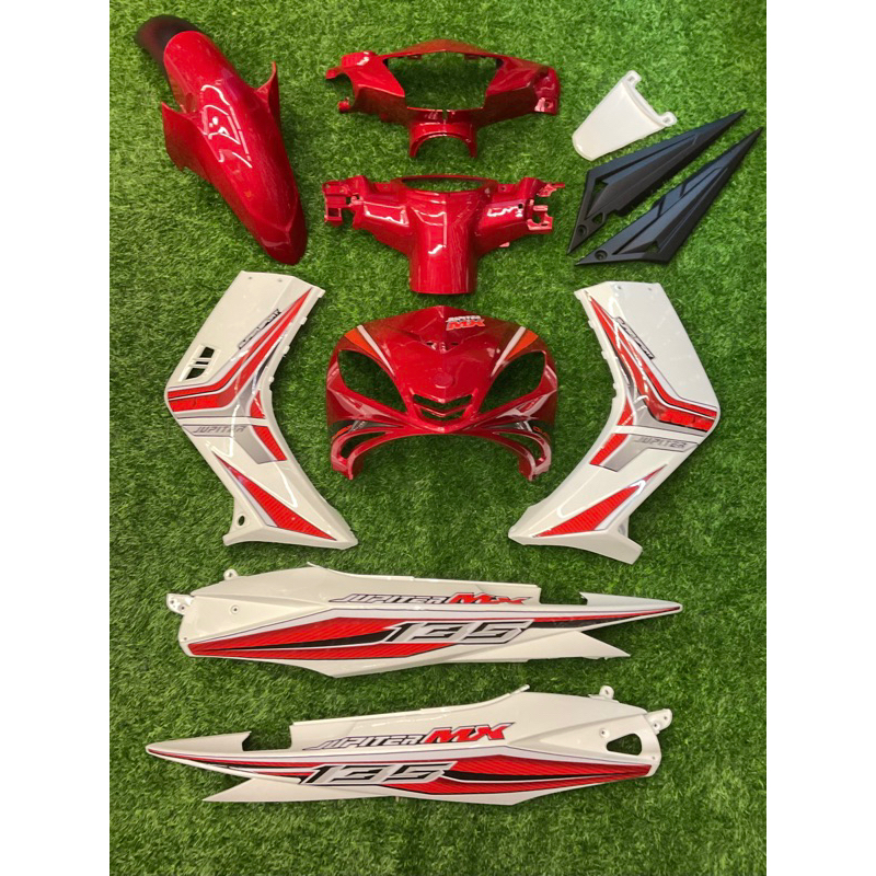 COVERSET LC 135 V1 MERAH PUTIH STICKER TANAM HLY ORIGINAL | Shopee Malaysia