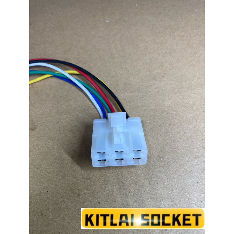yamaha R25 regulator 6pin connector socket | Shopee Malaysia