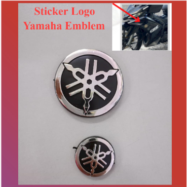 Sticker Logo Yamaha Emblem Y15ZR Y15 Y16 LC135 NVX FZ150 SRL115 FI ...