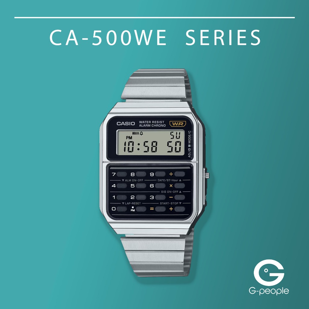 CASIO CA-500WE-1AV / CA-500WE-1A / CA-500WE CALCULATOR DIGITAL WATCH 100% ORIGINAL | Shopee Malaysia