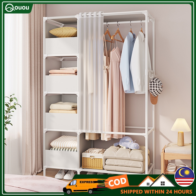 oO-Multi-layer Cloth Wardrobe Cabinet Cloth Storage Cabinet With ...