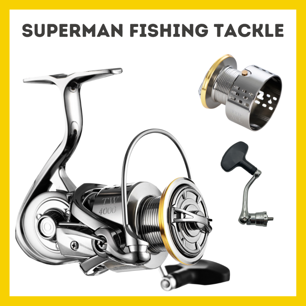Navion TW 1000 - 5000 Scrull In Handle Solid Fishing Reel | Shopee Malaysia