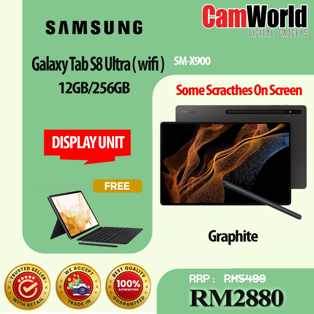 Samsung Galaxy Tab S8 Ultra SM-X900 ( 12GB + 256GB ) DISPLAY UNIT ...