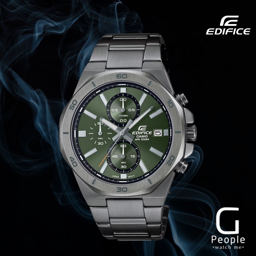 CASIO EDIFICE EFV-640DC-3A / EFV-640DC GENT'S ANALOG CHRONOGRAPH WATCH ...