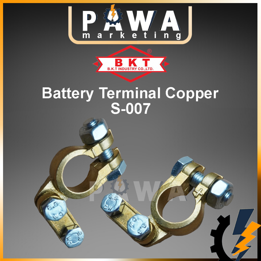 BKT Universal Battery Terminal Clamp Backhoe Excavator Truck Marine Car ...