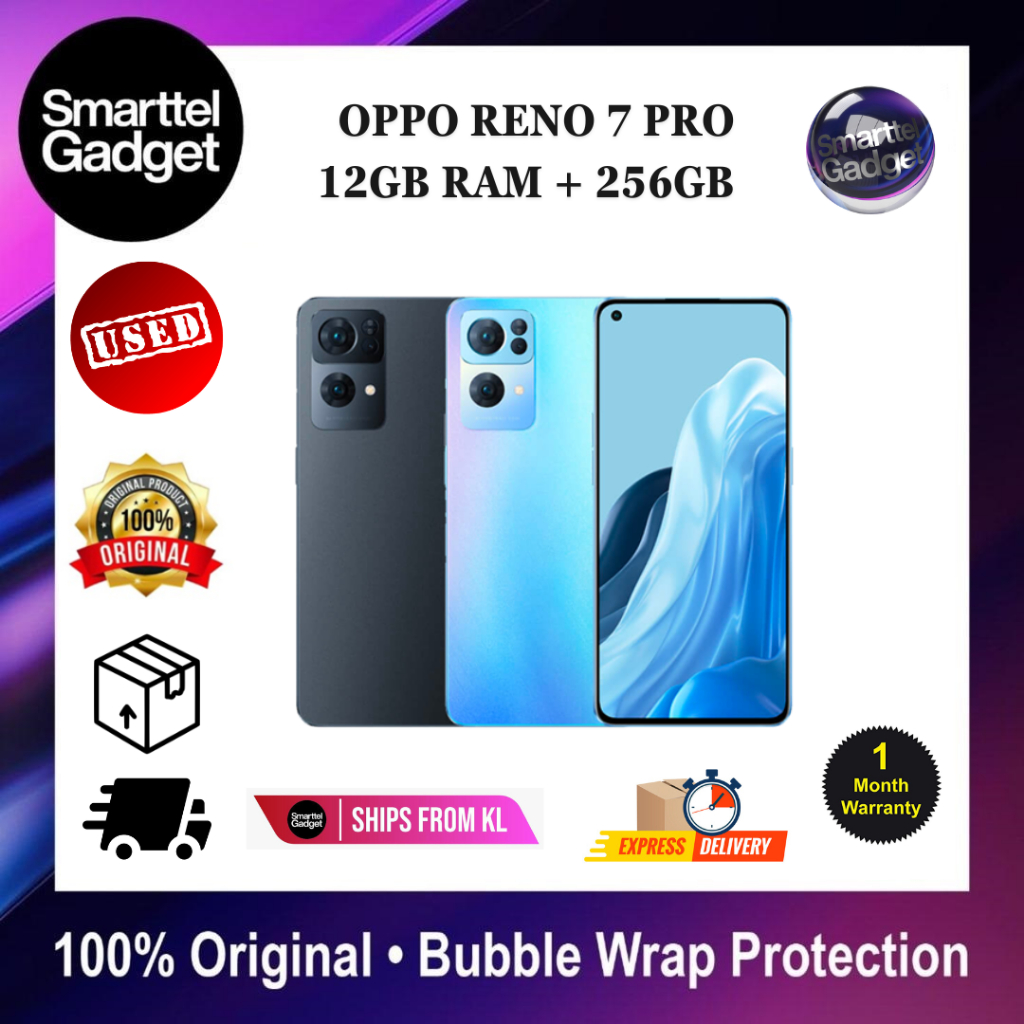 OPPO RENO 7 PRO 5G 12GB RAM + 256GB | 6'55 INCH AMOLED DISPLAY USED ...