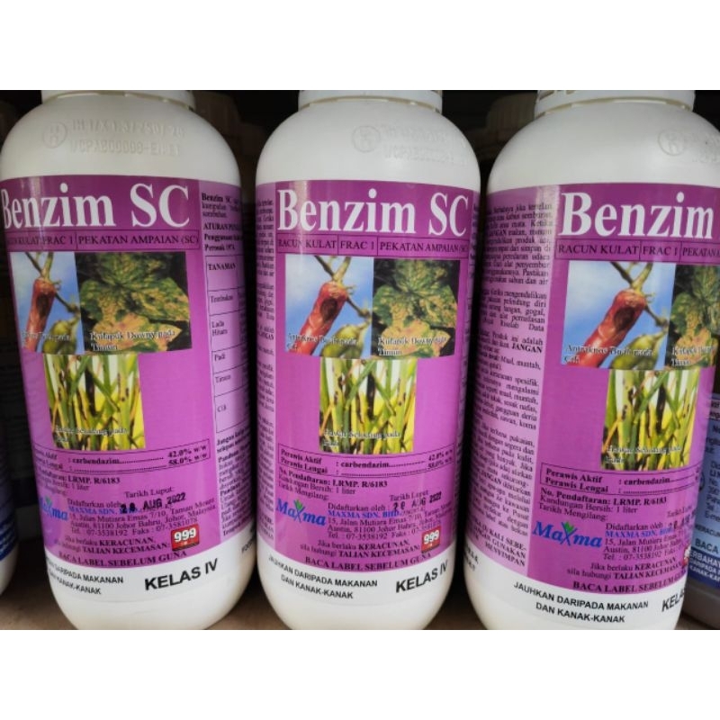 RACUN KULAT BENZIM SC 1L (CARBENDAZIM 42%) | Shopee Malaysia