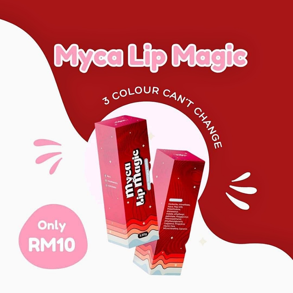 New Lipstick Magic Original HQ | Lips Myca Magic Lipstick | Shopee Malaysia