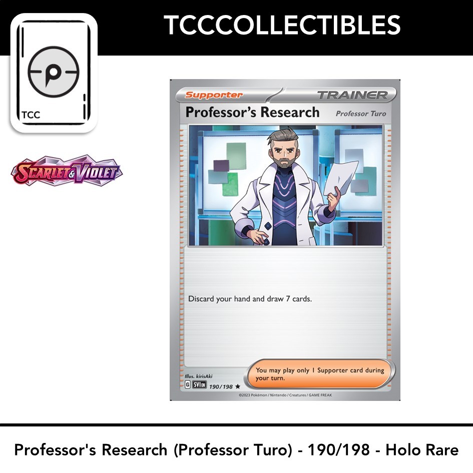 [100% Genuine] Pokemon PTCG Scarlet & Violet: Professor's Research ...