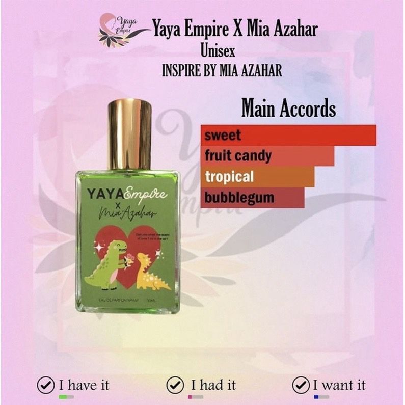 🌸 YAYA EMPIRE X MIA AZHAR PERFUME 🌸 YAYA EMPIRE X MIA AZHAR PERFUME ...