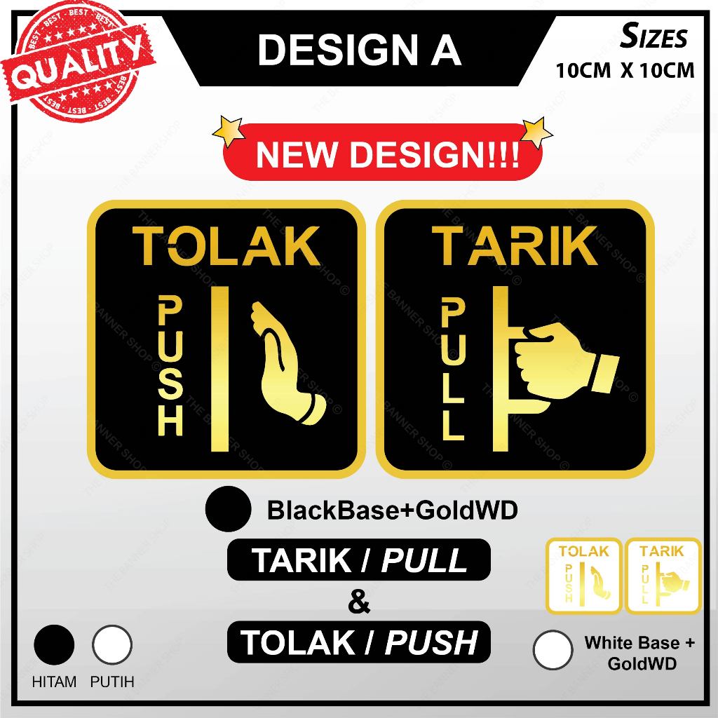 3D Push & Pull Sign , Papan 3D Tolak & Tarik, Modern 3D Door Signage ...